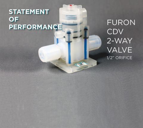 Furon® CDV 2-Way ½ Inch Orifice Valve Reliability in 35% HCl | Saint-Gobain