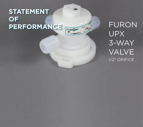 Furon® UPX 3-Way ½ Inch Orifice Reliability in 37% HCl Statement of ...