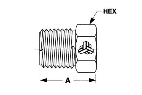 Furon® NPT Connection Fittings - Plug | Saint-Gobain
