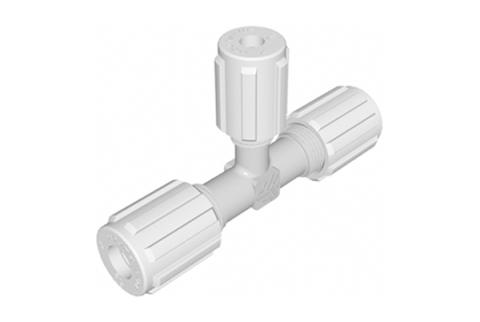 Furon® FlareGrip® II Fittings - Union Tee Reducer | Saint-Gobain