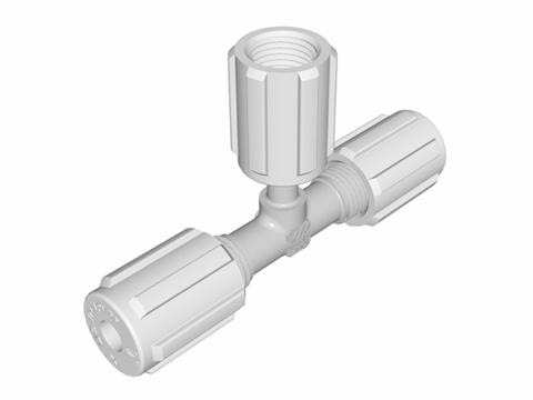 Furon® FlareGrip® II Fittings - Union Tee Reducer Female Flare II ...