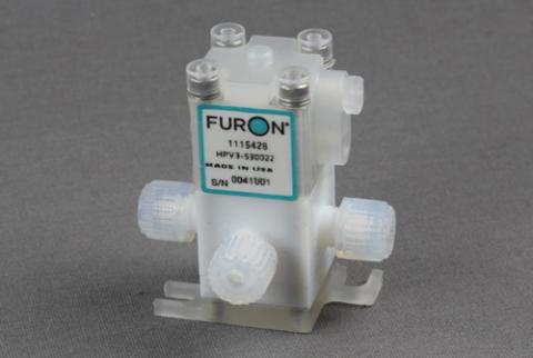 Furon® HPV Mini Valve - 3 Way Pneumatic | Saint-Gobain